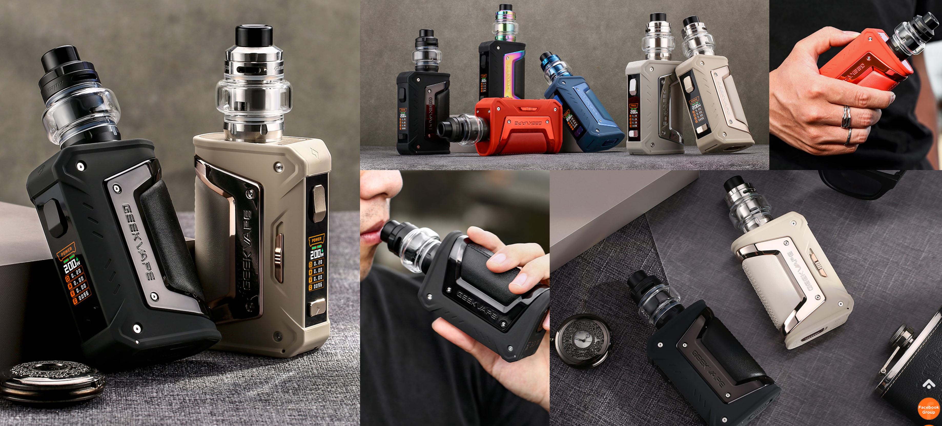GeekVape L200 Classic Kit s Z Max Tank 200W Volcanic Grey 0 mAh 1 ks ...